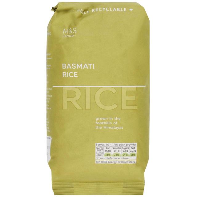 Mands Basmati Rice 500g Mands Marks And Spencer Basmati Rice 500 Kenzenuk