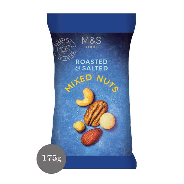 M&S Roasted & Salted Mixed Nuts 175g M&S マークス＆スペンサー ロースト&塩味ミックスナッツ 175 ...