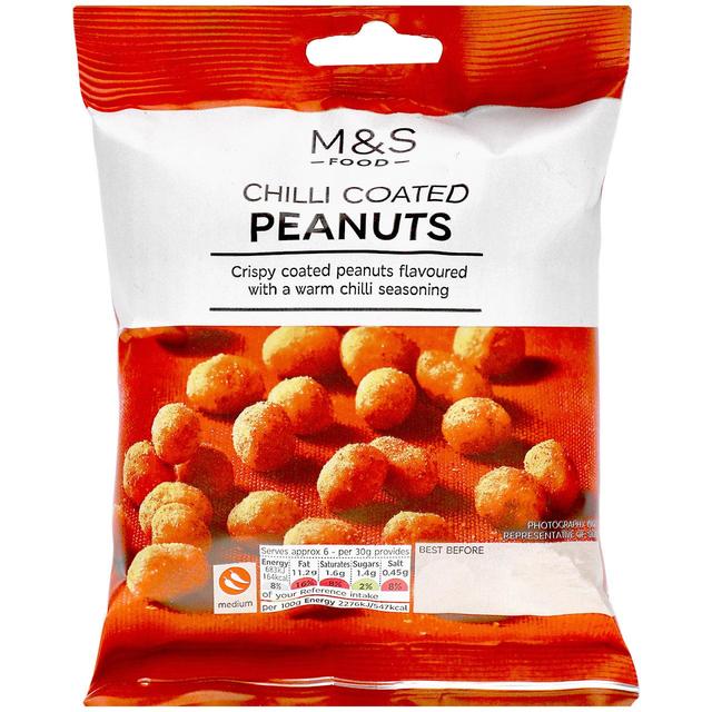 M&S Chilli Coated Peanuts 200g M&S マークス＆スペンサー チリコーティングピーナッツ 200g – KENZENUK