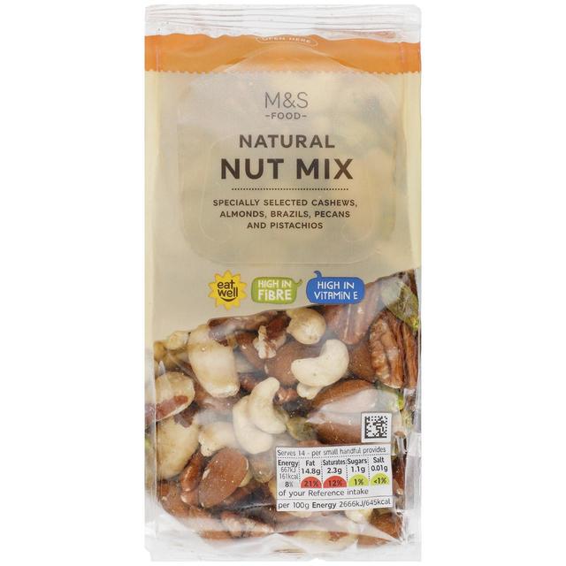 M&S Natural Mixed Nuts 350g M&S マークス＆スペンサー ナチュラルミックスナッツ 350g – KENZENUK