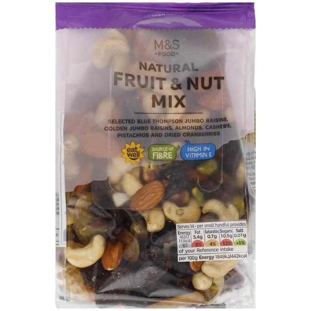 M&S Natural Fruit & Nut Mix 350g M&S マークス＆スペンサー ナチュラル フルーツ&ナッツ ミックス 35 ...