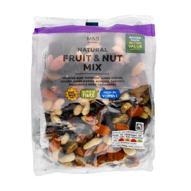 M&S Natural Fruit & Nut Mix 750g M&S ナチュラル フルーツ&ナッツ ミックス 750g – KENZENUK