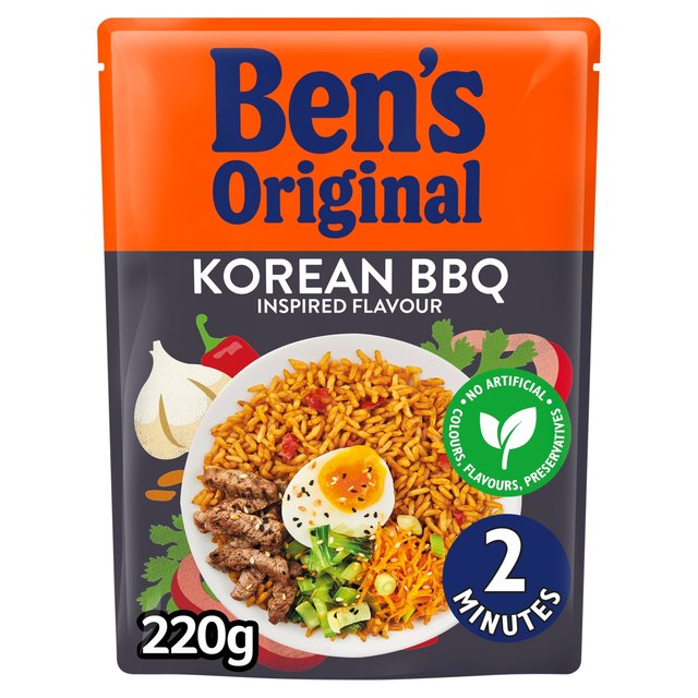 Ben's Original Korean BBQ Microwave Rice 220g Ben's Original Korean BB – KENZENUK