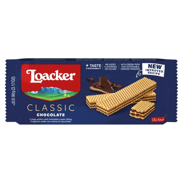 Loacker Cremkakao Chocolate Wafer 90g ローカー クレムカカオ チョコレートウエハース 90g ...