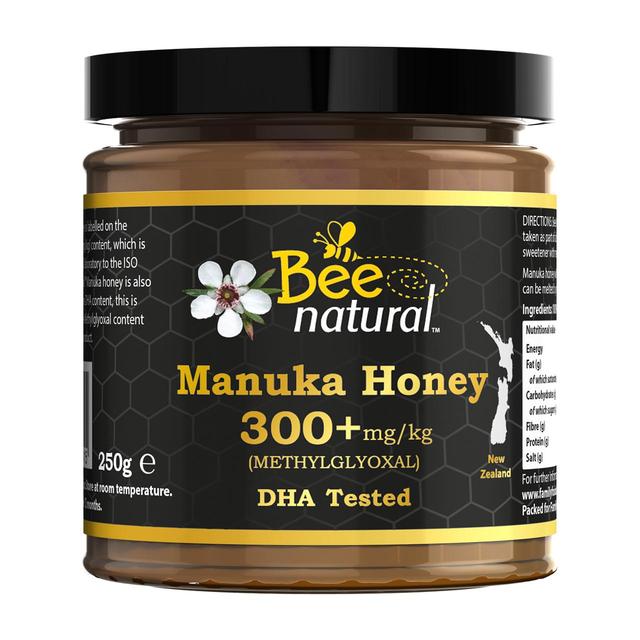 Bee Natural Manuka Honey 300+mg/kg Methylglyoxal 250g Bee Natural Manu ...