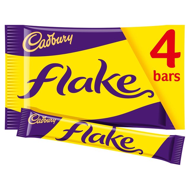 Cadbury Flake Chocolate Bar Multipack 4 x 20g キャドバリー フレークチョコレートバー マルチパ ...