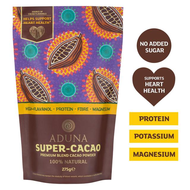 Aduna Super-Cacao Premium Blend Cacao Powder 275g Aduna Super-Cacao Pr ...