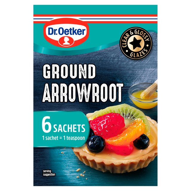 Dr. Oetker Ground Arrowroot Sachets 6 x 8g Dr. Oetker Ground Arrowroot ...
