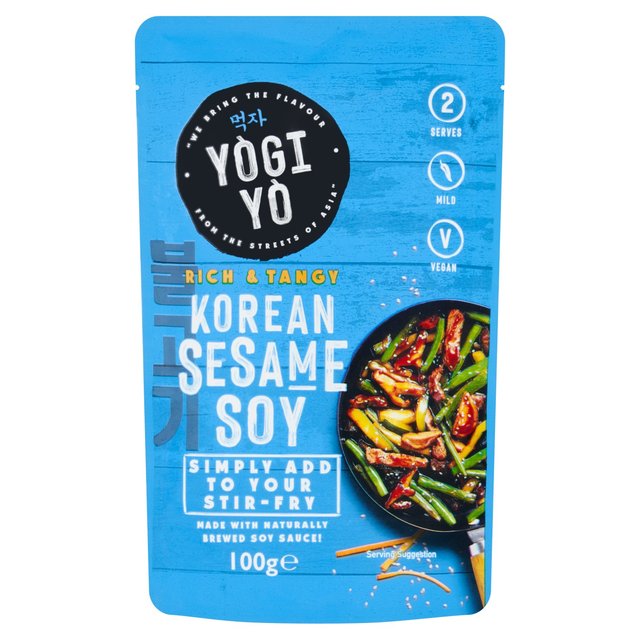 Yogiyo Mild Korean Sesame Soy Stir-Fry Sauce 100g Yogiyo マイルド韓国ごま醤油炒めの ...