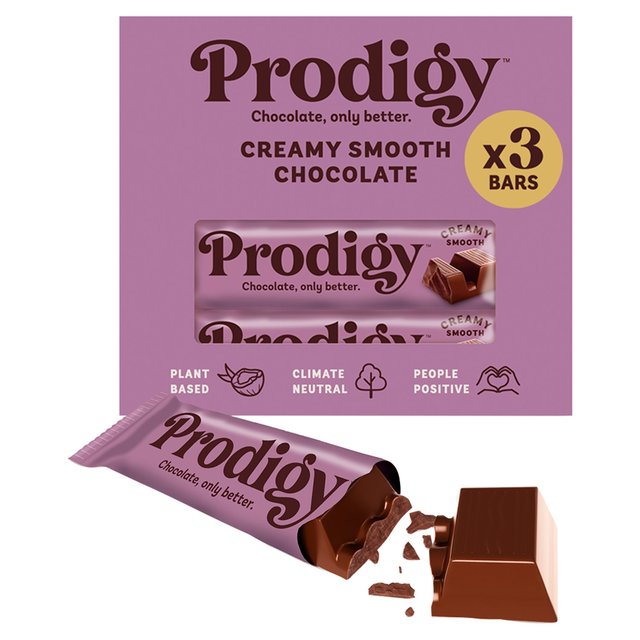 Prodigy Creamy Smooth Chocolate Bar Multipack 3 x 35g プロディジー クリーミー スムー ...