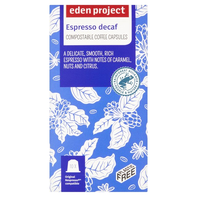 Eden Project Home compostable Nespresso capsules - Decaff 10 per pack ...