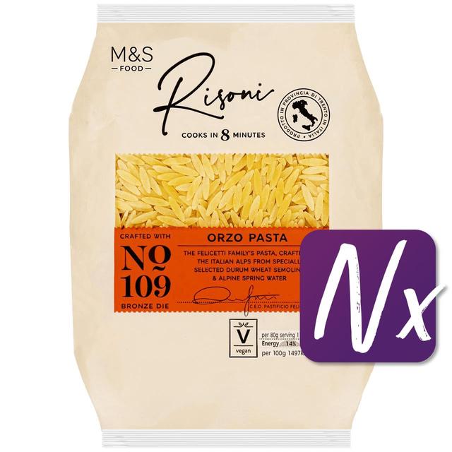 M&S Risoni Orzo Pasta 500g M&S Marks & Spencer Risoni Orzo – KENZENUK