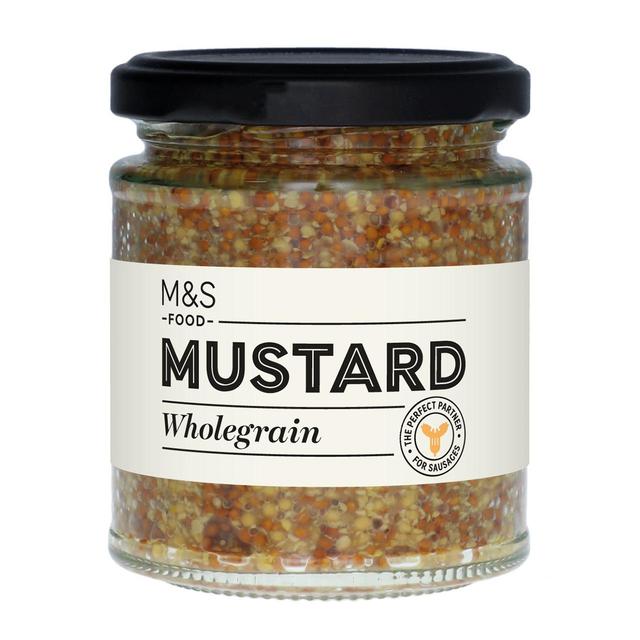 M&S Wholegrain Mustard 185g M&S Marks & Spencer Wholegrain – KENZENUK