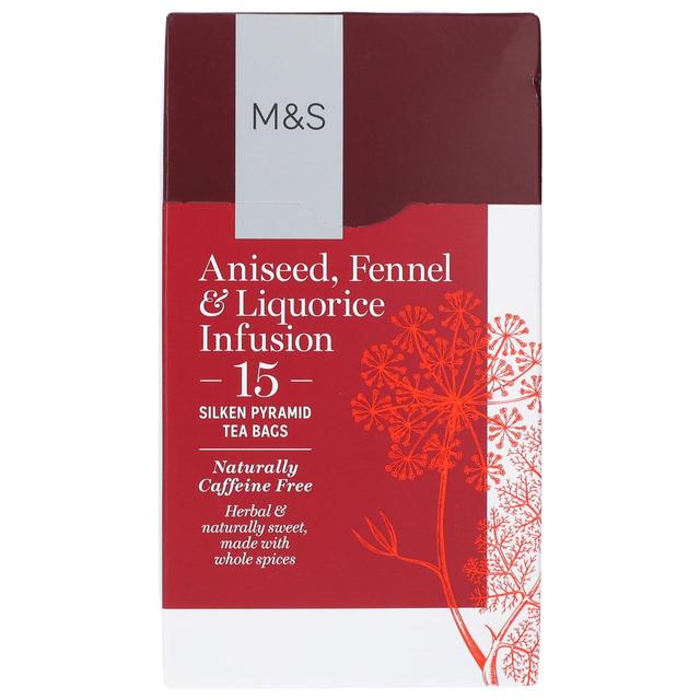 M&S Aniseed, Fennel & Liquorice Infusion Tea Bags 15 per pack – KENZENUK