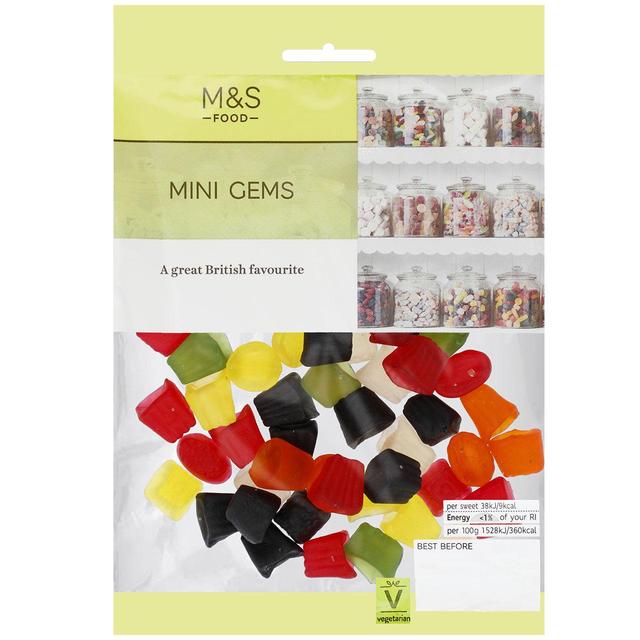 M&S Mini Gems 180g M&S Marks & Spencer Mini Gems 180g – KENZENUK