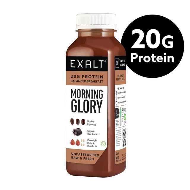 EXALT Morning Glory Coffee & Cacao Breakfast Protein Smoothie 330m ...