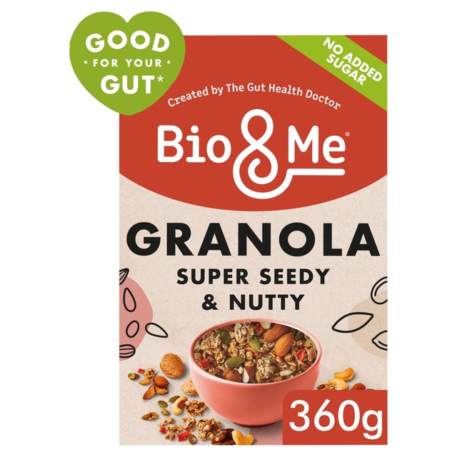 Bio&Me Granola Super Seedy & Nutty Gut-Loving Prebiotic 360g B – KENZENUK