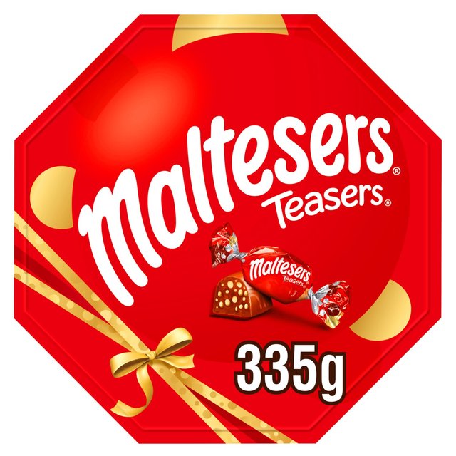 Maltesers Teasers Milk Chocolate & Honeycomb Centerpiece Gift Box 335g ...