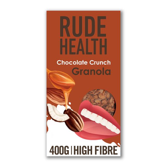 Rude Health Chocolate Crunch Granola 400g ルードヘルス チョコレートクランチグラノーラ 400g ...