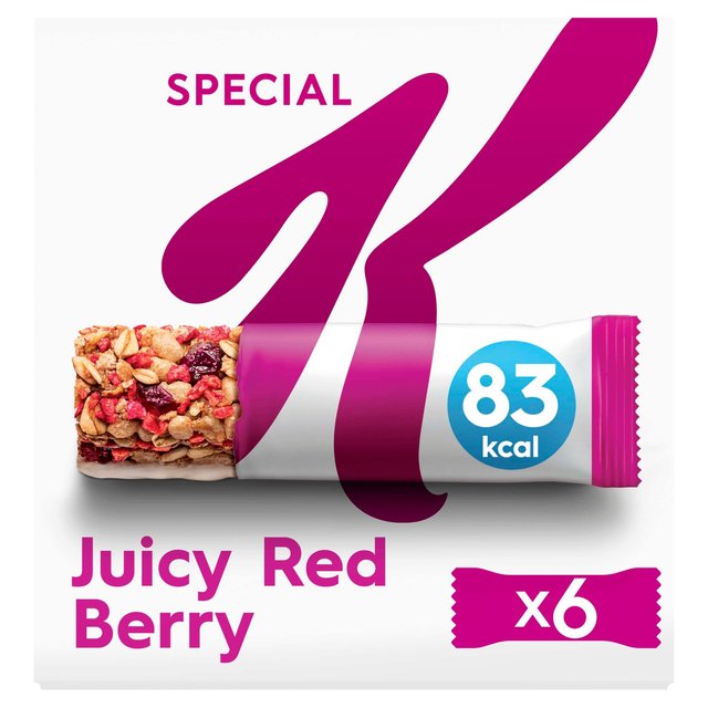 Kellogg's Special K Red Berry Cereal Bars 6 x 21g ケロッグ スペシャル K レッドベリー ...