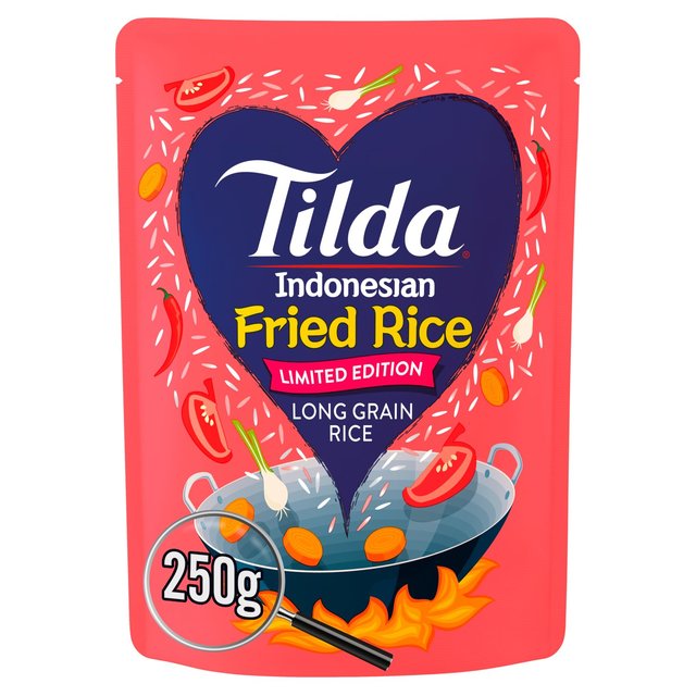 Tilda Microwave Limited Edition Indonesian Fried Long Grain Rice 250g ...