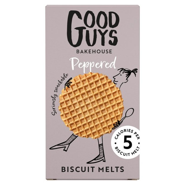 Good Guys Bakehouse Biscuit Melts - Peppered 50g Good Guys Bakehouse B ...
