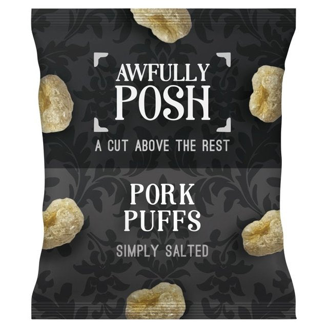 Awfully Posh Simply Salted Pork Puffs 30g Awfully Posh Simply Salted P ...