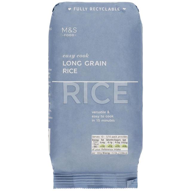 M&S Easy Cook Long Grain Rice 500g M&S イージークック長粒米 500g – KENZENUK