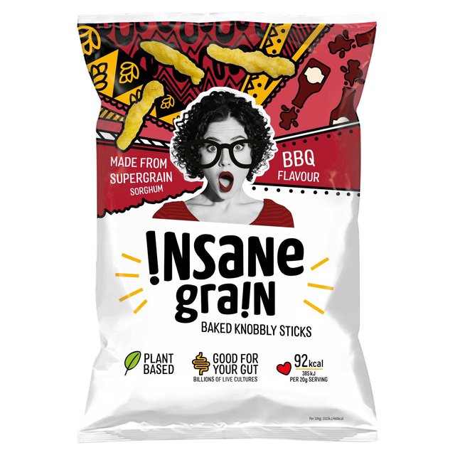Insane Grain BBQ - Baked Knobbly Sticks 80g インセイン グレイン BBQ - 焼きこぶスティック ...