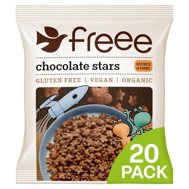 Freee Chocolate Stars Sachets MPK 20 x 25g Freee Chocolate Stars Sache ...
