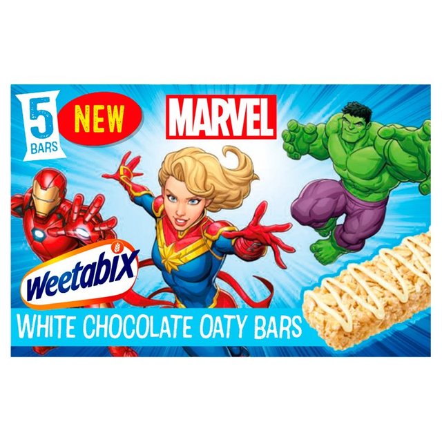 Marvel Disney Bars White Chocolate Oat Bars 5 x 23g Marvel Disney Bars ...
