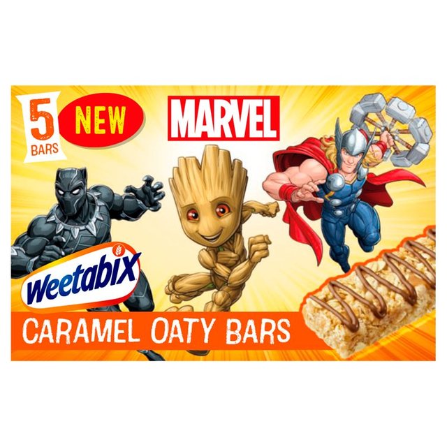 Marvel Disney Bars Caramel Oat Bars 5 x 23g マーベル ディズニー バー キャラメル オーツ バー ...