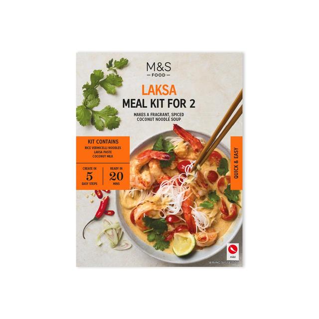 M&S Laksa Meal Kit for 2 267g M&S ラクサ キット 2人用 267g マークス＆スペンサー – KENZENUK