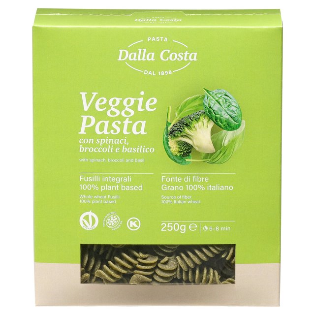 Dalla Costa Veggie pasta with spinach broccoli and basil 250g ダラコスタ ほう ...