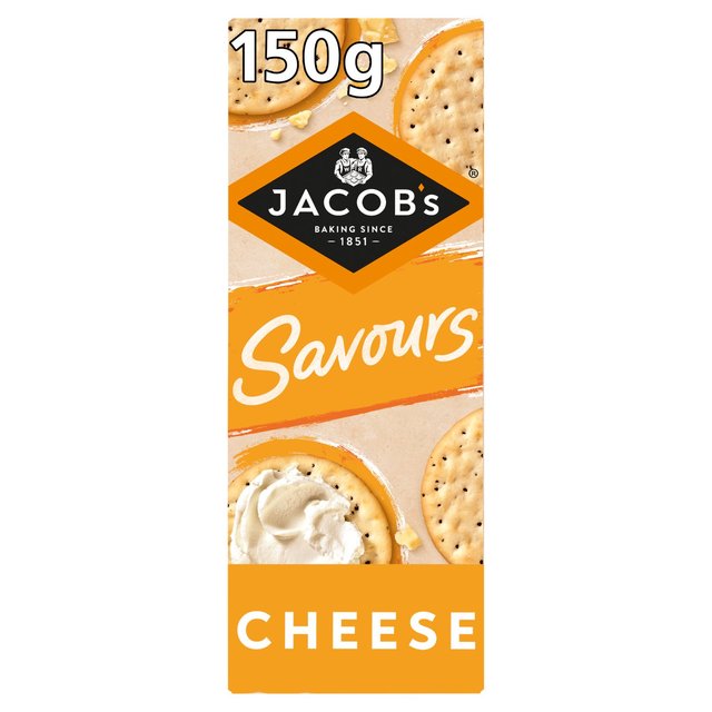 Jacob's Savours Cheese Crackers 150g ジェイコブズ セイバーズ チーズクラッカー 150g – KENZENUK